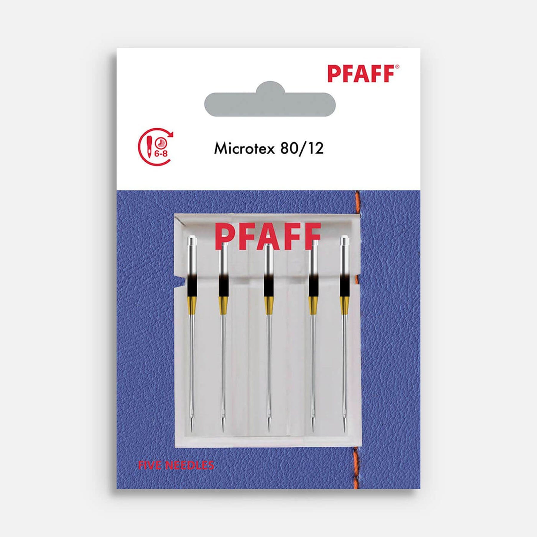 PFAFF® Microtex Needles Size 80/12 5-Pack | SINGER®