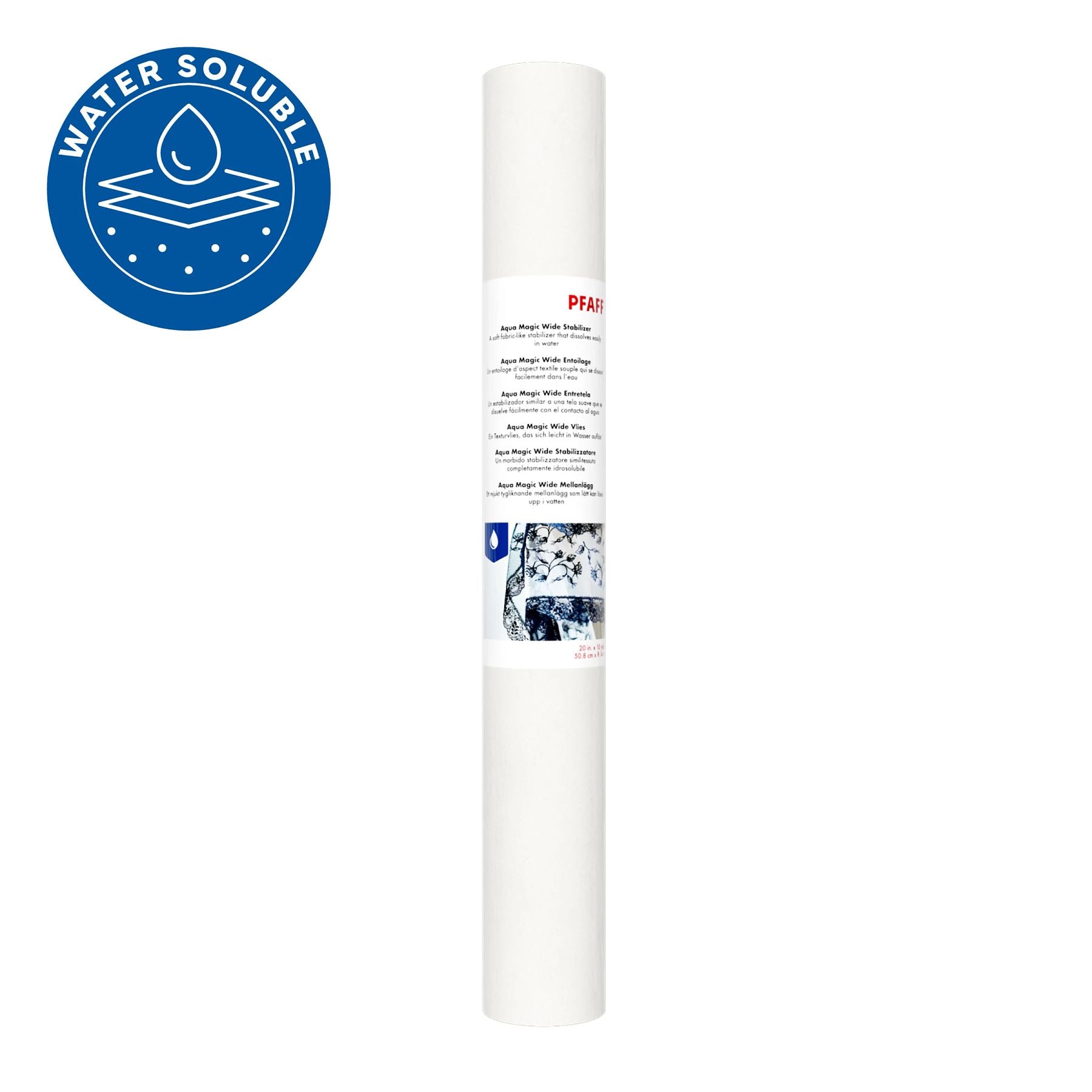 PFAFF® Aqua Magic Wide Stabilizer 20 inches x 10 Yards | SINGER®
